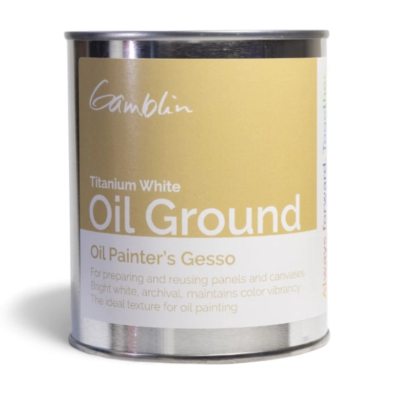 גרונד שמן - Gamblin Oil Ground - קנווס
